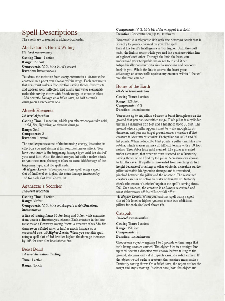 Elemental Evil Companion 5 of 5 | PDF