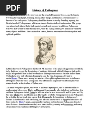Pythagoras Biography
