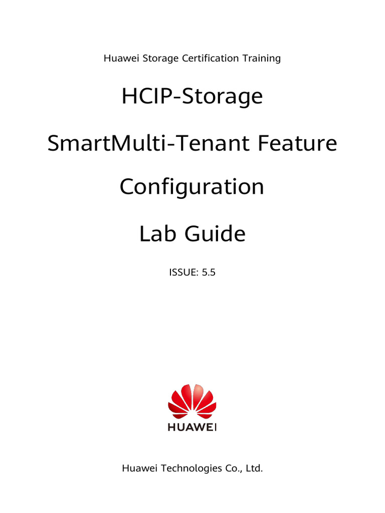 HCIP-Storage V5.5 Lab Guide | PDF | Login | File System