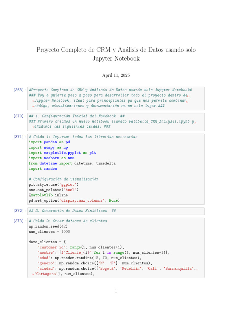 Proyecto de an Lisis de Datos Para Falabella 1744636526 | PDF