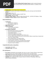 Material Safety Data Sheet - Clorox Healthcare Bleach Germicidal Wipes ...