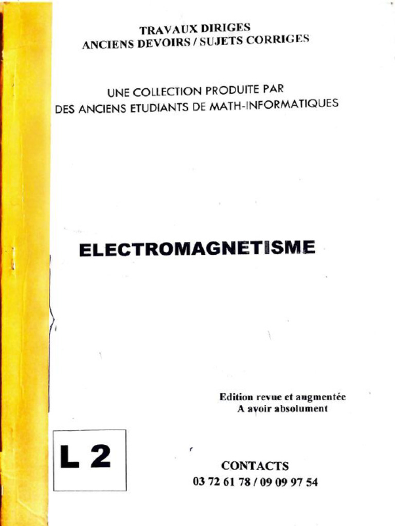 exos corrigés electromag | PDF