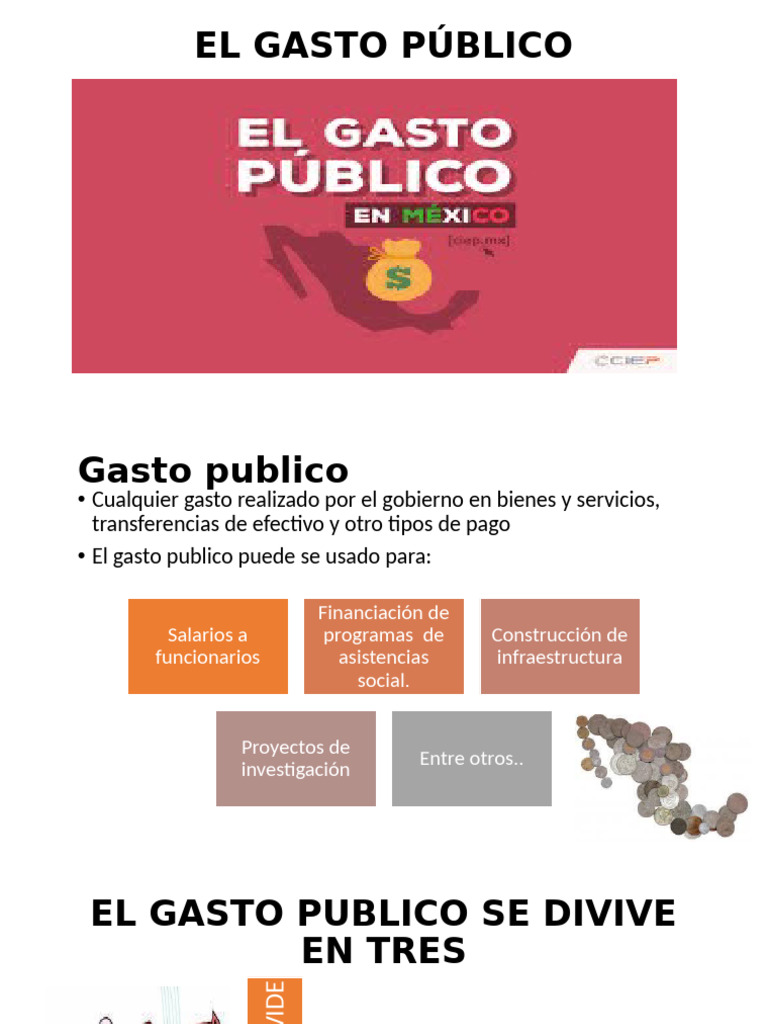 Tipos y Procedimientos del Gasto Público | PDF | Gastos gubernamentales ...