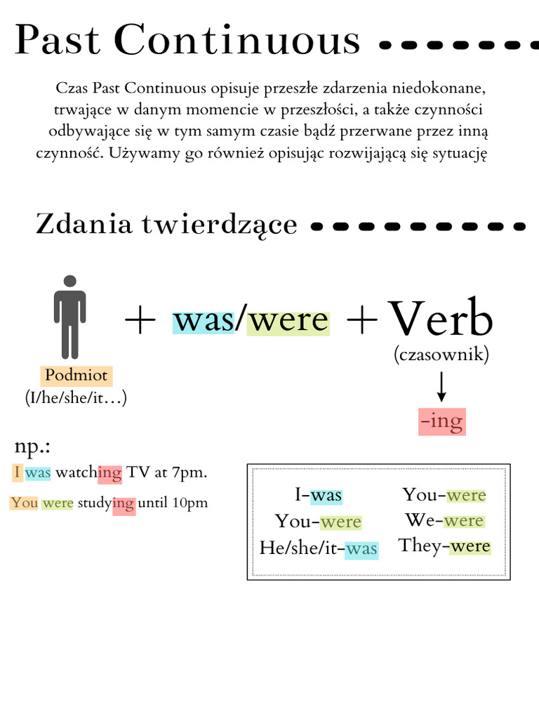 Past Continuous | PDF