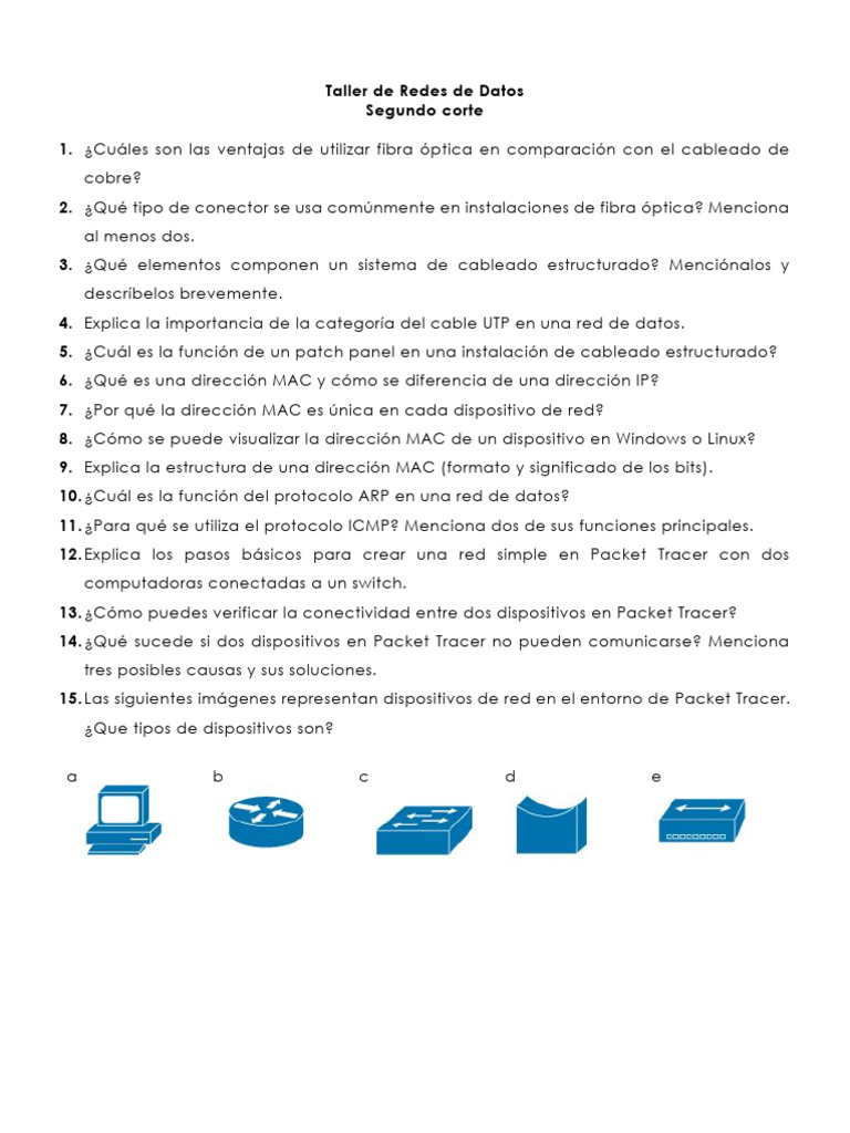 Taller Segundo Corte | PDF