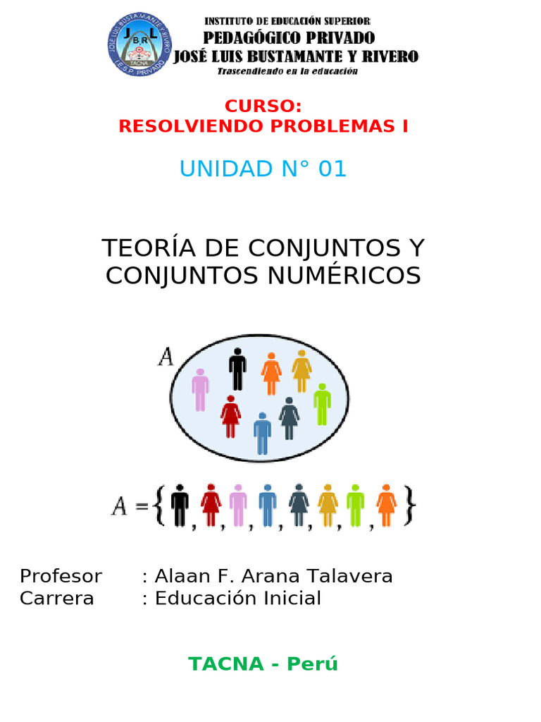 Unidad #01 - Conjuntos Numéricos | PDF | Conjunto (Matemáticas ...