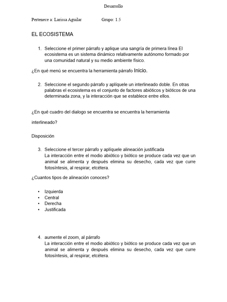 Informatica Practica 1 | PDF | Corteza (Geología) | Ecosistema