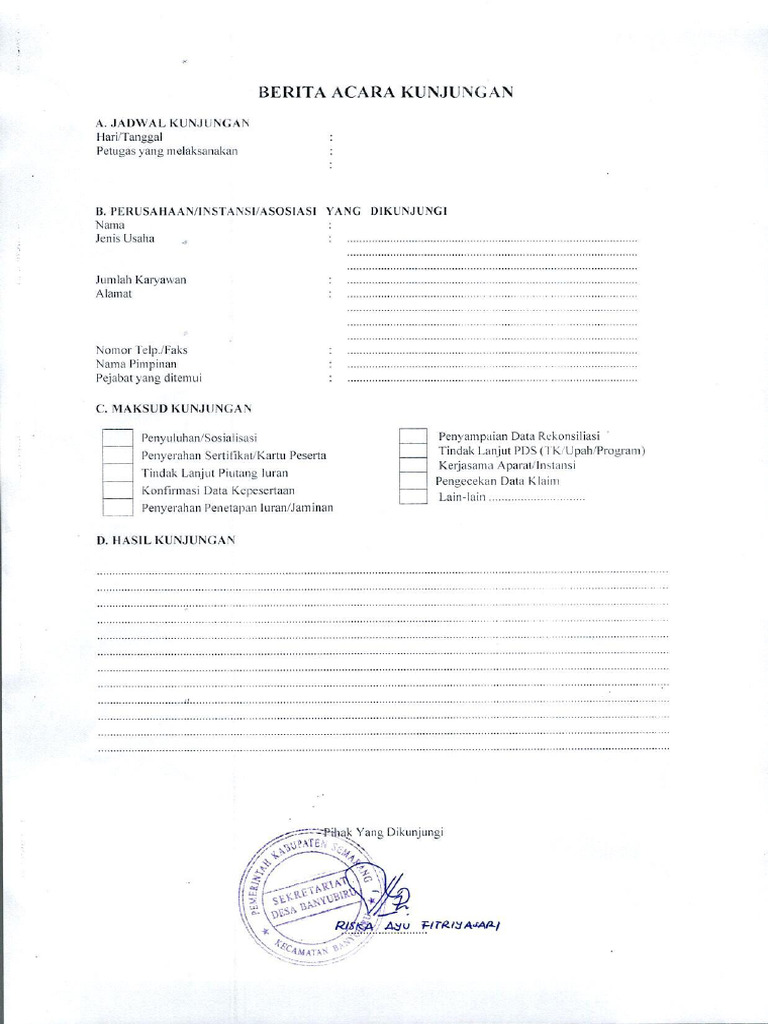Ba Kunjungan Bpjs - 0001 | PDF