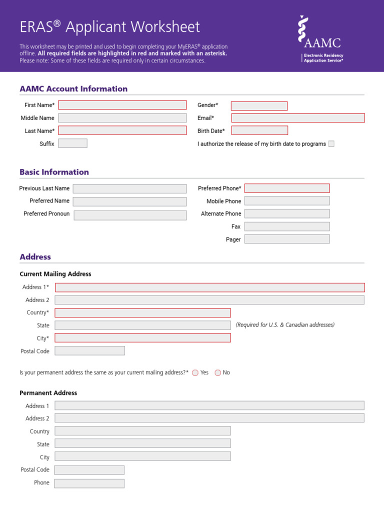 ERAS 2024 Worksheet - 4.18.2023 | PDF | Race And Ethnicity In The ...