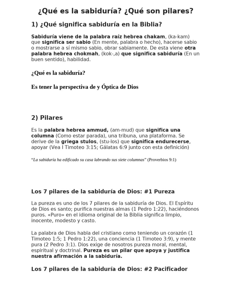 Sabiduria | PDF | Misericordia | Sabiduría
