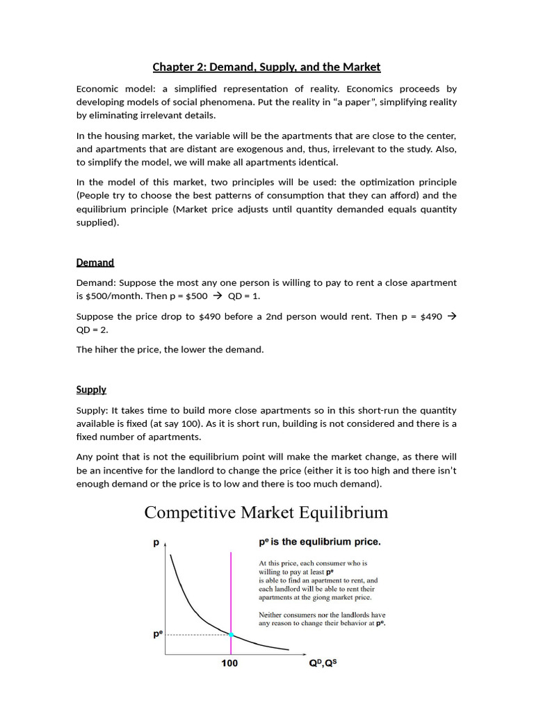 Chapter 2 | PDF | Economic Equilibrium | Demand