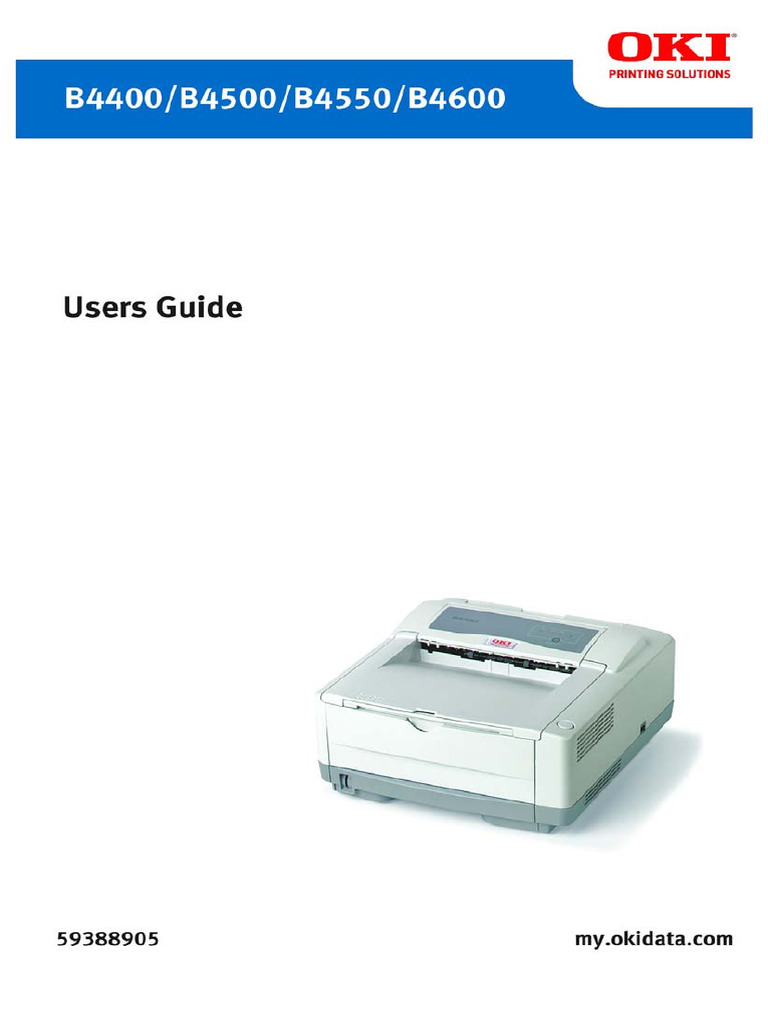 B4550 User Guide | PDF | Printer (Computing) | Menu (Computing)