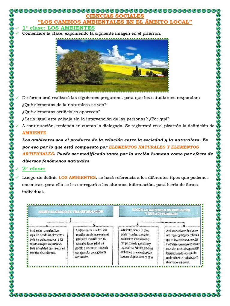 Recursos Naturales y Ambientes Sociales | PDF | Entorno natural | Sociedad
