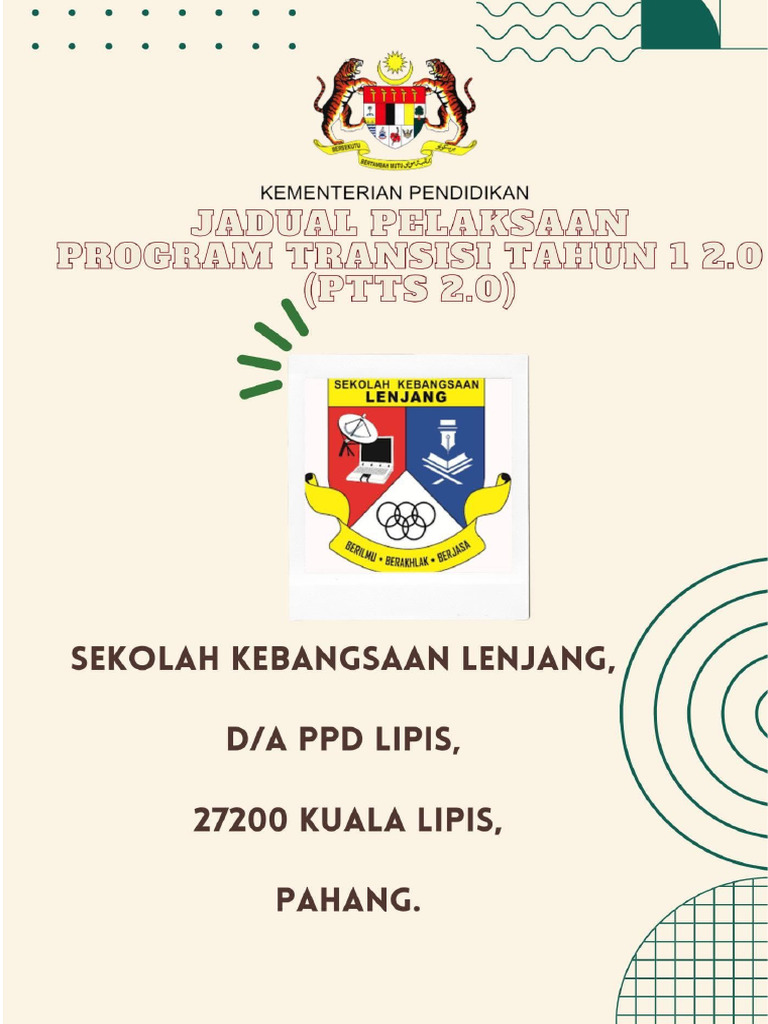 Jadual Perlaksanaan Program Transisi Tahun 1 2025 2026 | PDF