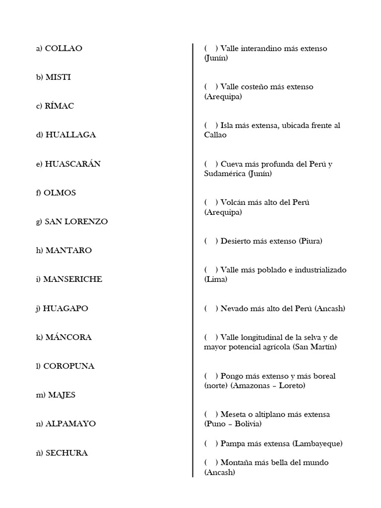 Andes Peruanos | PDF