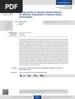 Femoral Artery Puncture Management-1 | PDF | Blood Pressure | Pulse