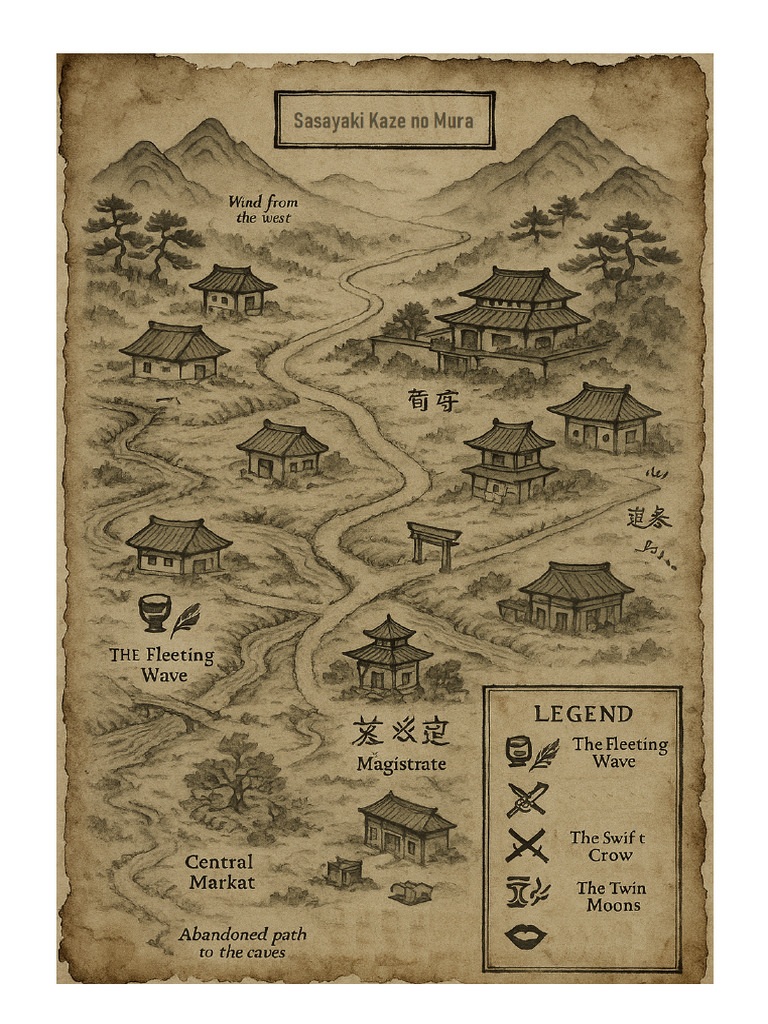 Mapa de Pueblo Rokugan RPG | PDF