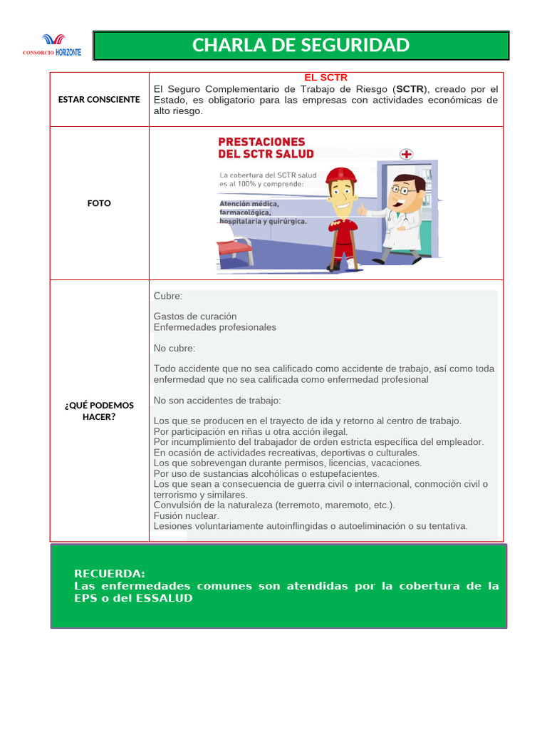 1-10. El SCTR (1) - 2025 | PDF