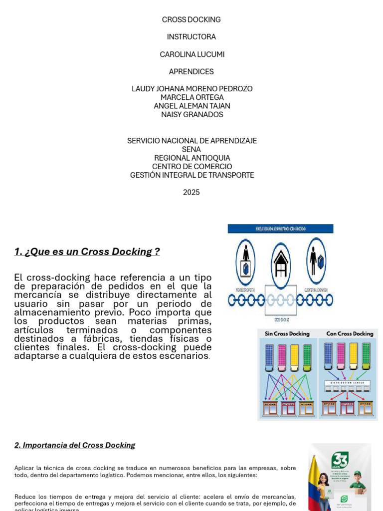 Cross Doking | PDF | Logística | Cadena de suministro