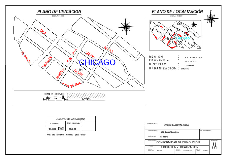 Plano de Localización Trujillo R4 | PDF