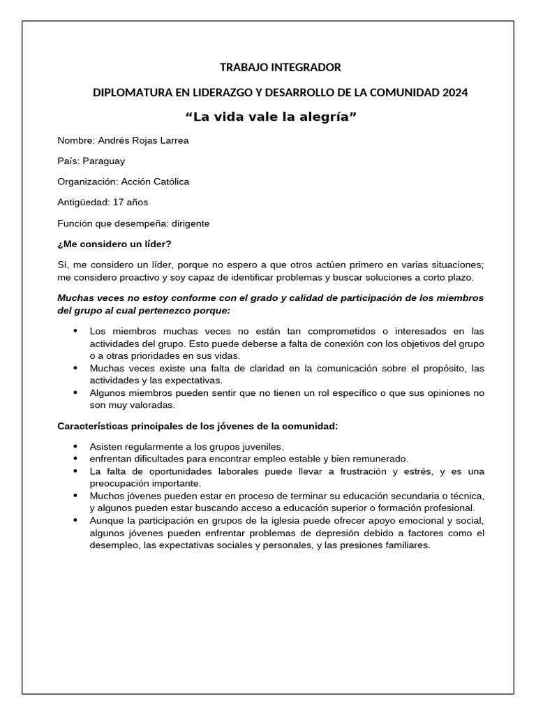 Trabajo Integrador Final Diplo | PDF | Suicidio | Autoestima