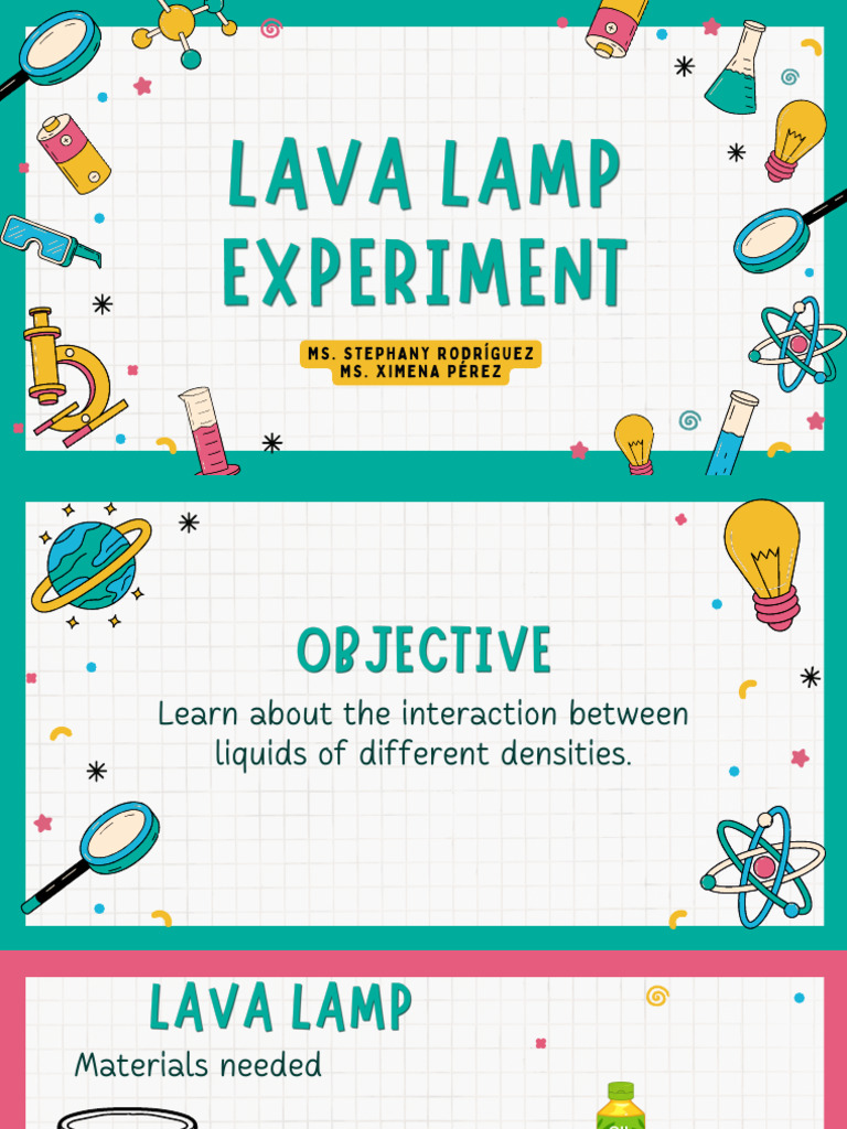 Lava Lamp Experiment | PDF