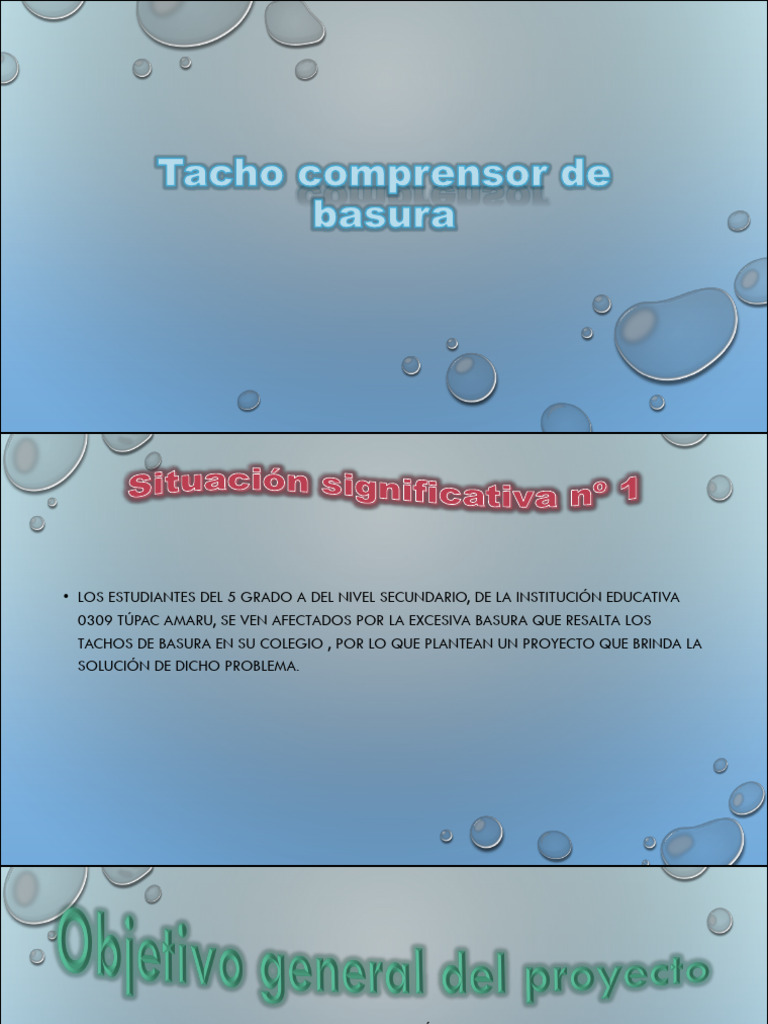 Tacho Comprensor de Basura | PDF