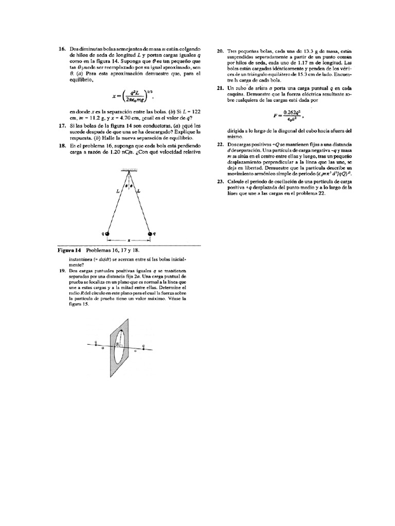 Problemas 1 Electro | PDF