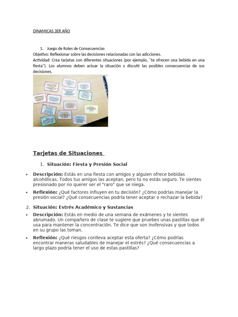 Dinamicas 3er Año | PDF | Cigarrillo electrónico | Nicotina