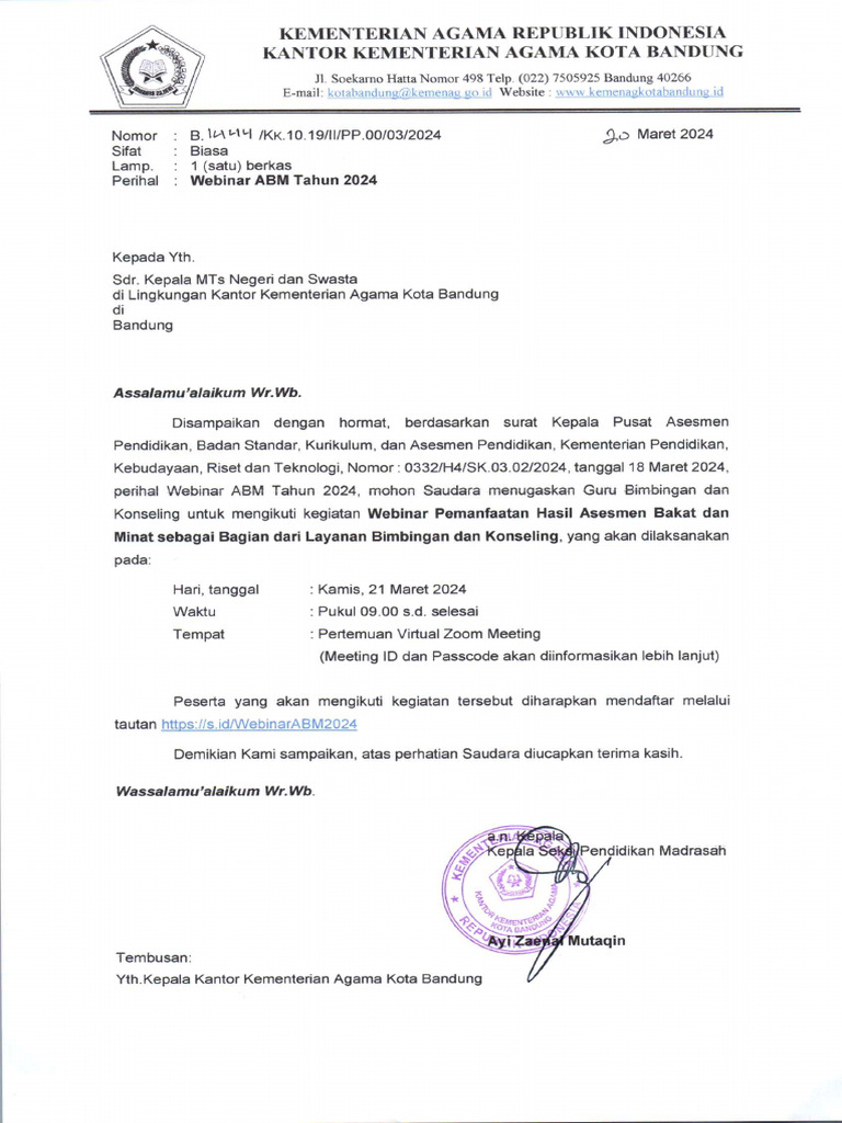 Webinar ABM Tahun 2024 | PDF