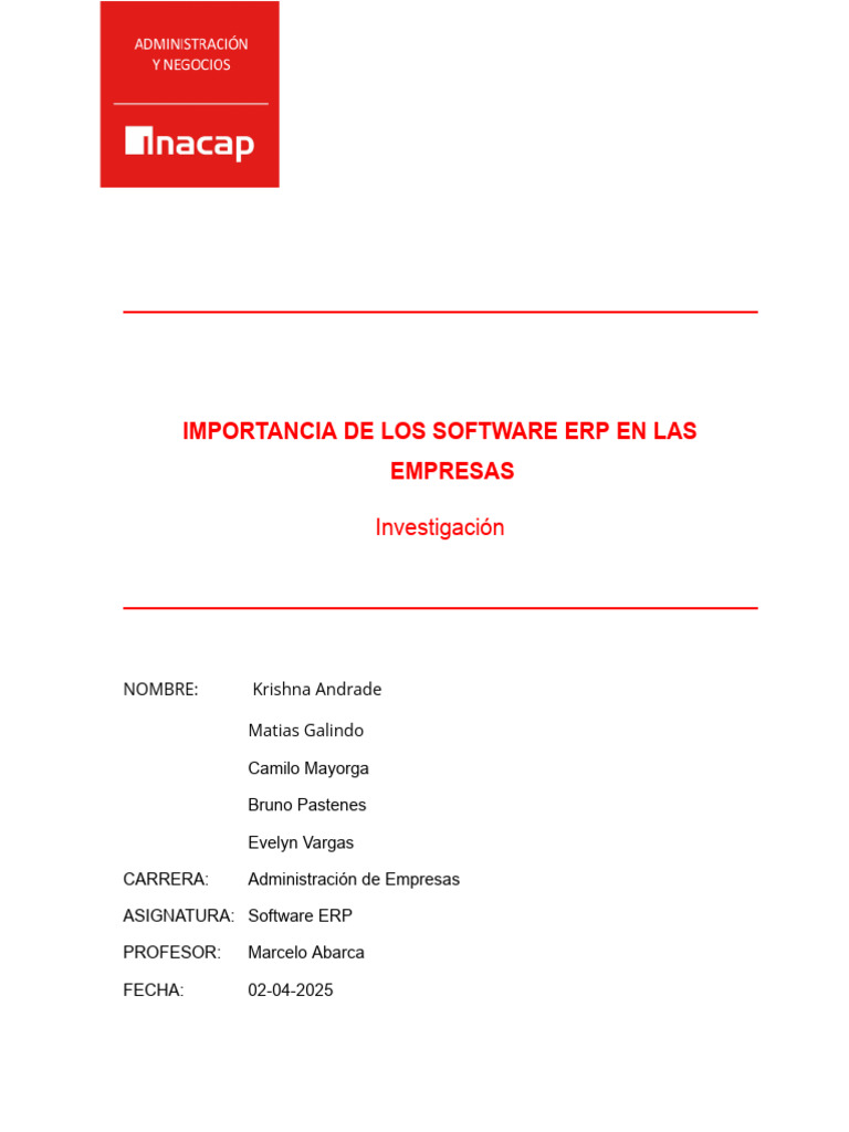 Software ERP1 | PDF | Planificación de recursos empresariales | Marketing