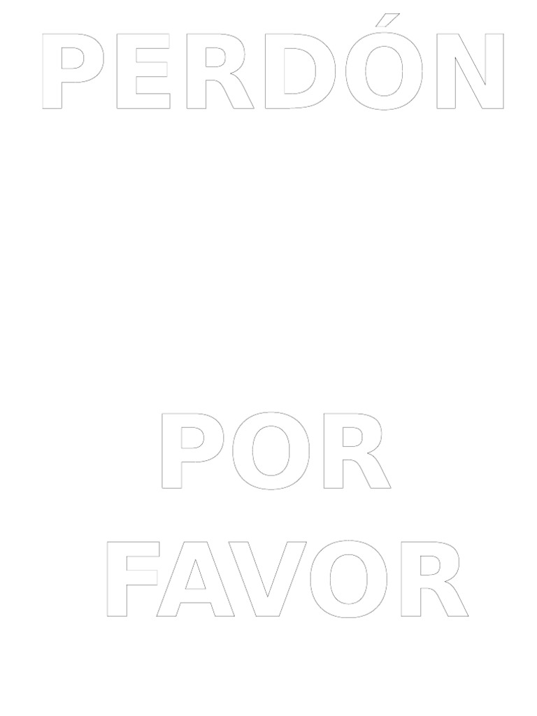 Perdón con Acento: Uso Correcto | PDF