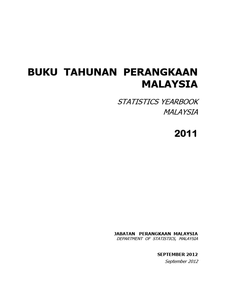 Buku Perangkaan Tahunan Malaysia 2011 | PDF