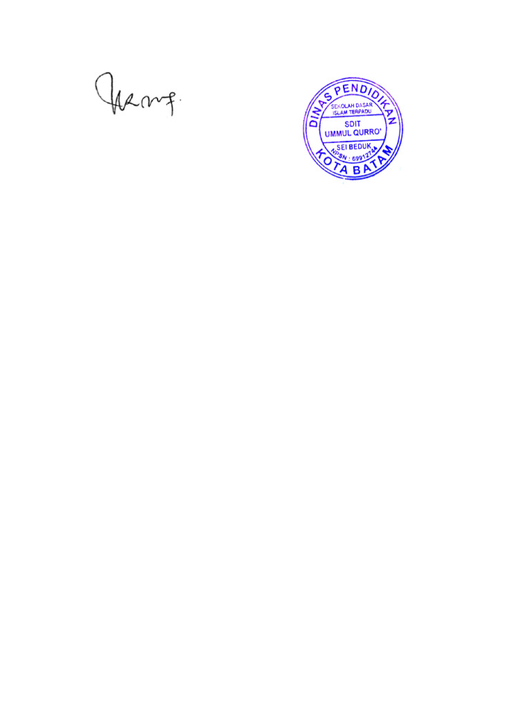 Tanda Tangan Dan Stamp | PDF