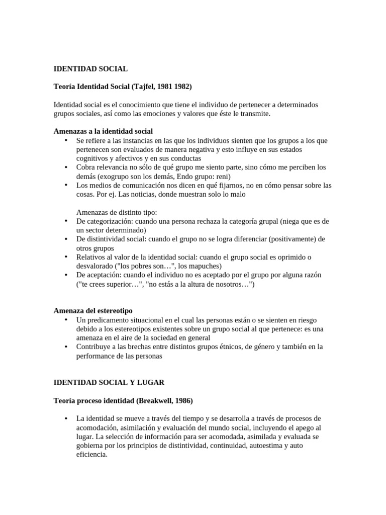 Resumen Psicología Social | PDF | Discriminación y relaciones raciales | Desigualdad social