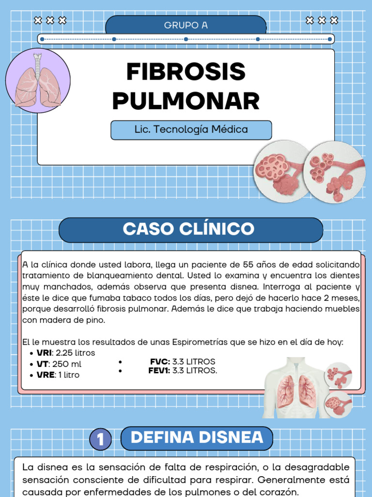 FIBROSIS PULMONAR-compressed | PDF | Sistema respiratorio | Neumología