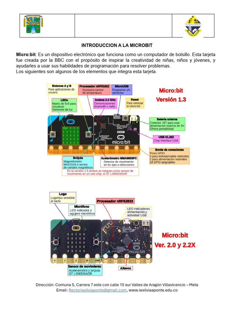 Introduccion A La Microbit | PDF | Ciencias de la Computación | Informática