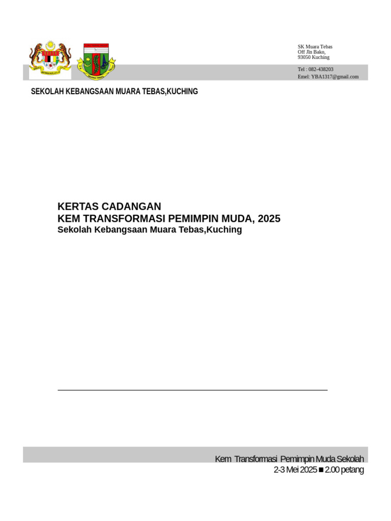 Kertas - Kerja - Kem - Kepimpinan - Pengawas 2025 | PDF