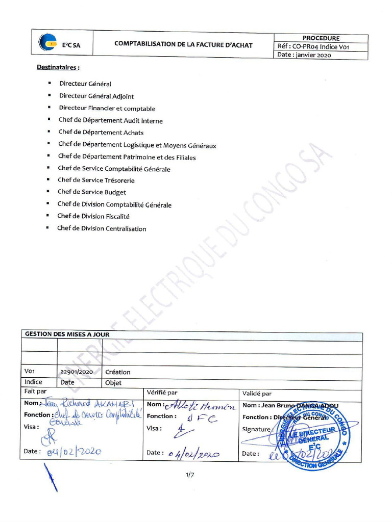 Procedure Co Pr04 v01 | PDF