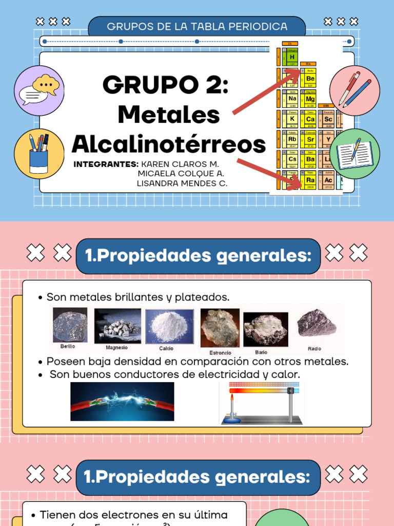 Propiedades y Reacciones de Metales Alcalinotérreos | PDF | Hidróxido ...