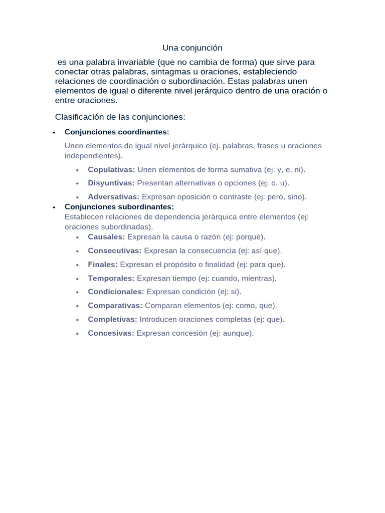 Una Conjuncion | PDF