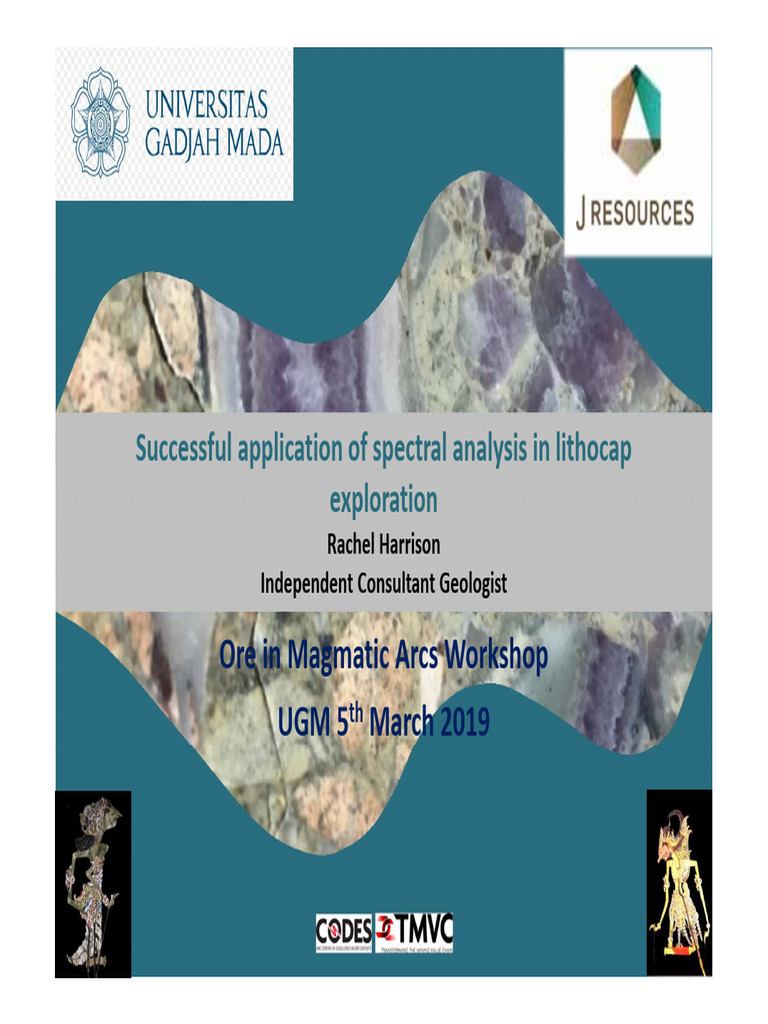 Spectral UGM-CODES Workshop March 2019 - R.Harrison | PDF | Soil | Geology