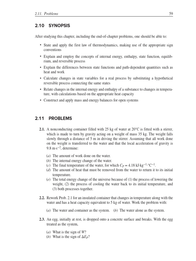 Problems Chp-2 | PDF | Fluid Dynamics | Heat
