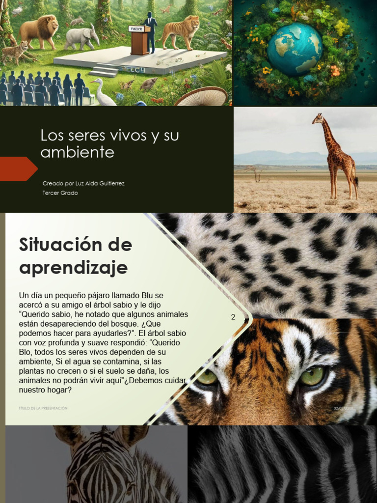 Los Seres Vivos y Su Ambiente - Luz Gutierrez | PDF