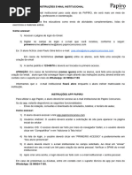 Tutorial E-Mail Primeiro Acesso | PDF