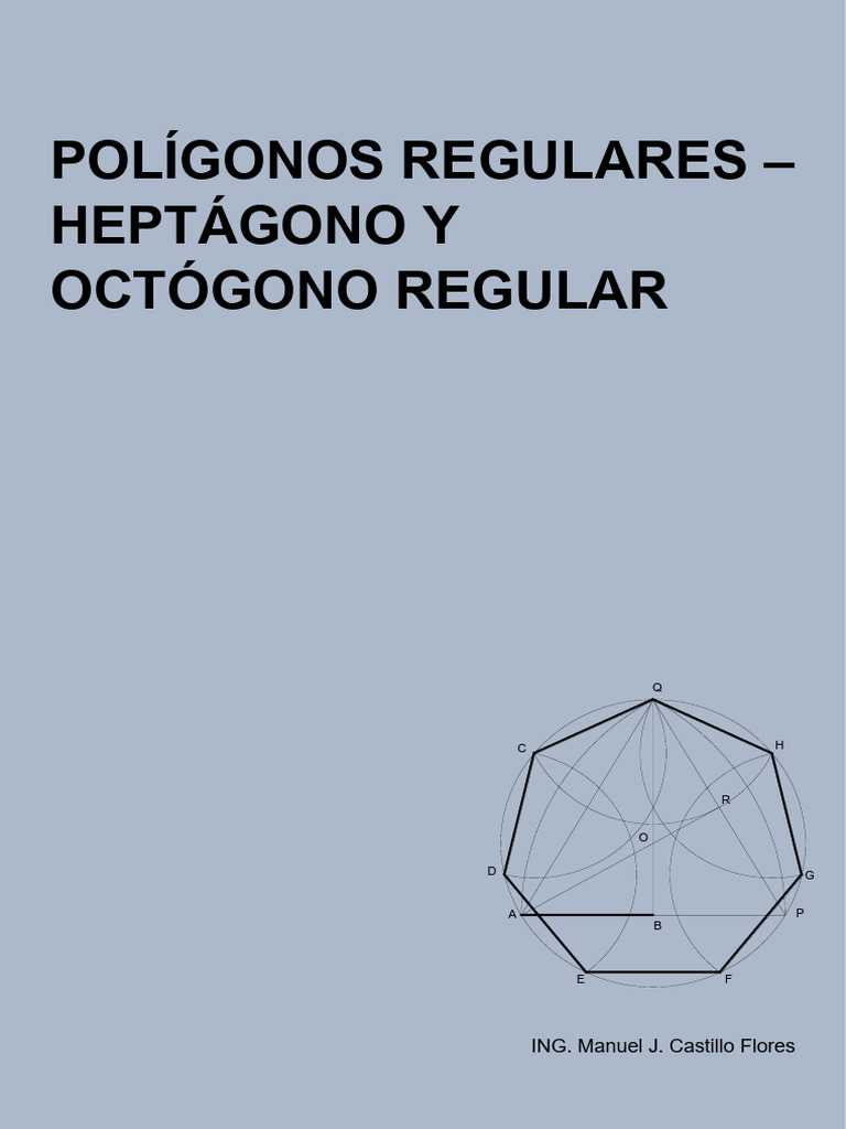 Dibujo Técnico para Ingeniería - Heptágono y Octógono Regular | PDF | Curva | Radio