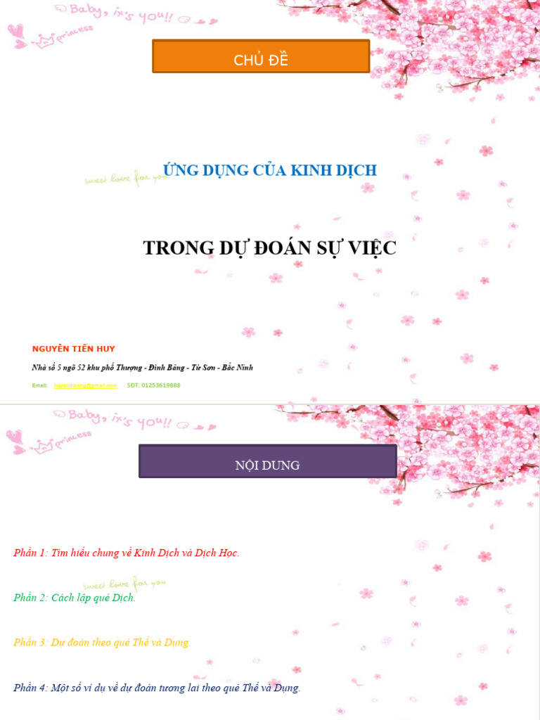 (123doc) Ung Dung Cua Kinh Dich Trong Du Doan Su Viec | PDF