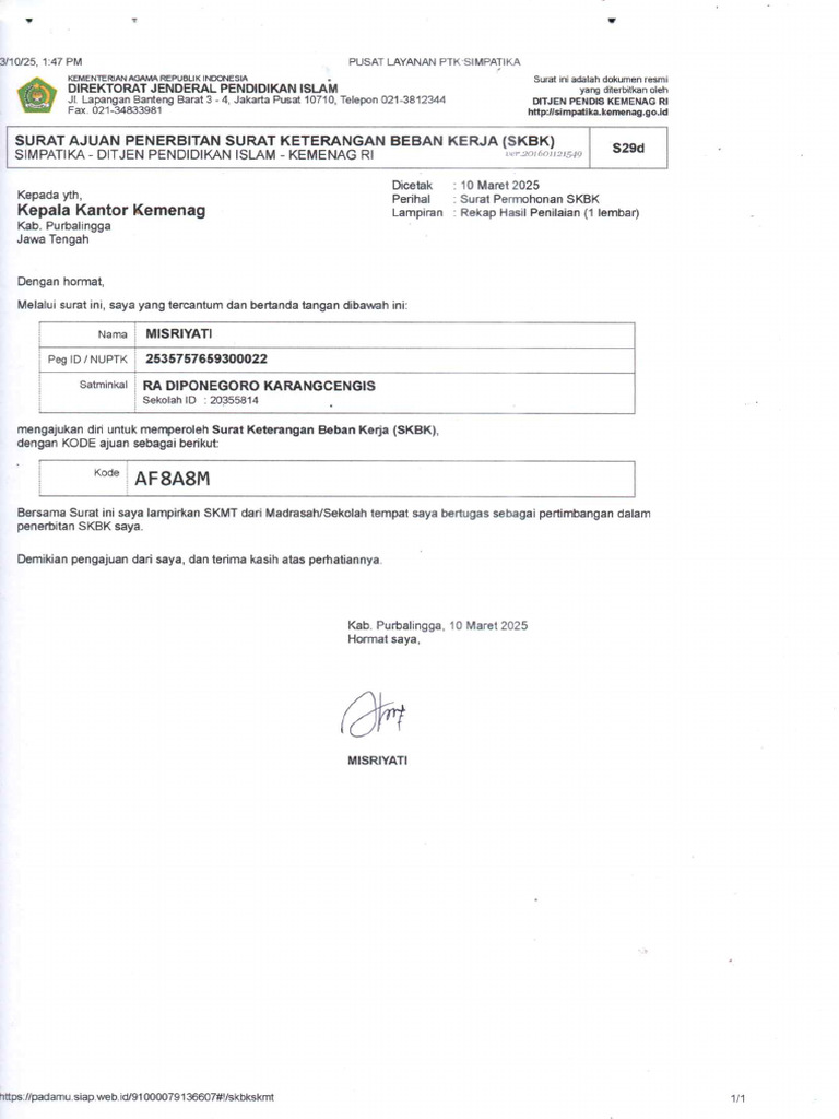 s29 Misriyati RAD Karangcengis | PDF