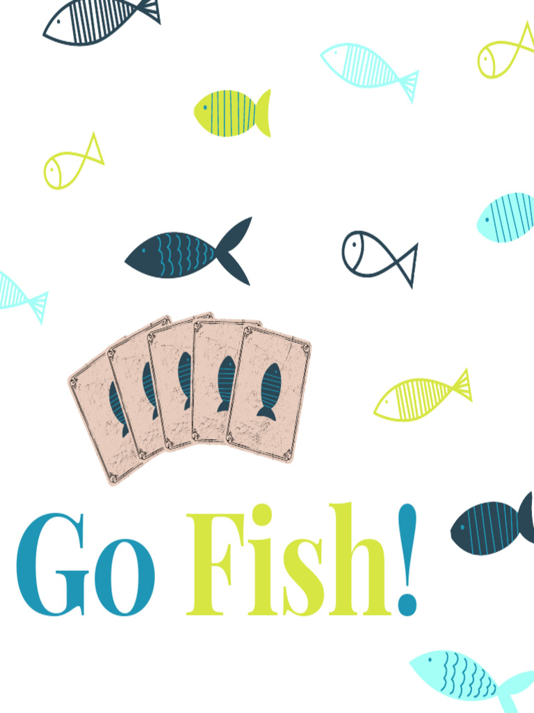 Illustrated Fish Prom Proposal Invitation | PDF