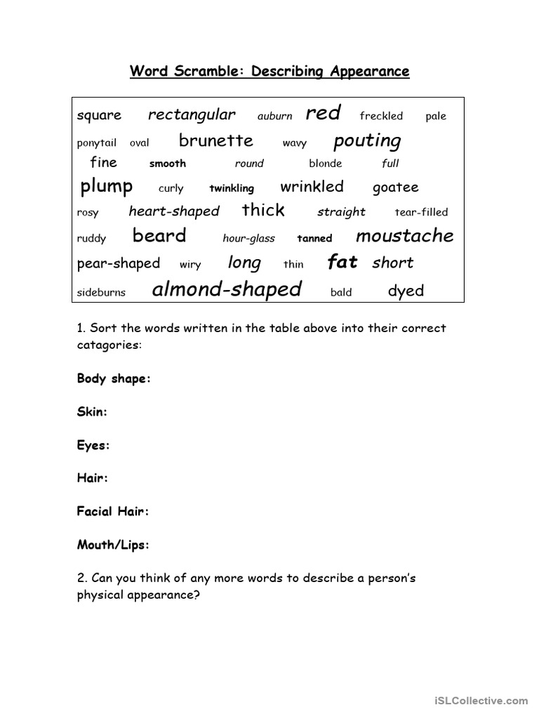 Describing Appearances | PDF